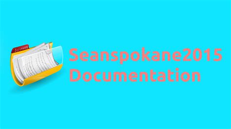 github seanpm2001 seanspokane2015 documentation a separate