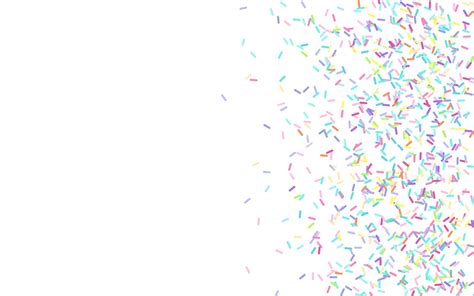 Premium Vector Colorful Sprinkles Banner Background Colorful Falling