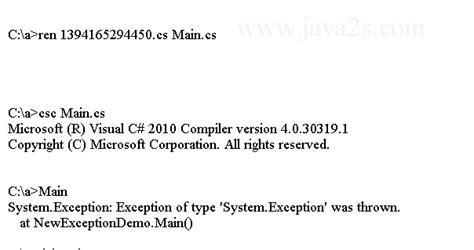 C Tutorial C Exception Exception