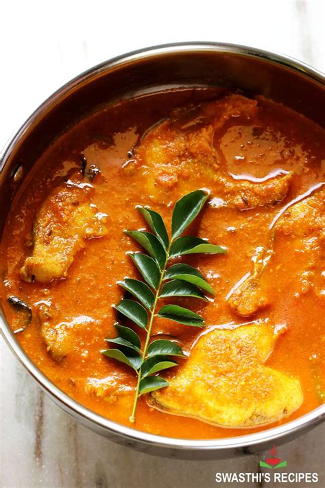 Fish Curry Recipe Indian Fish Masala Swasthis Recipes