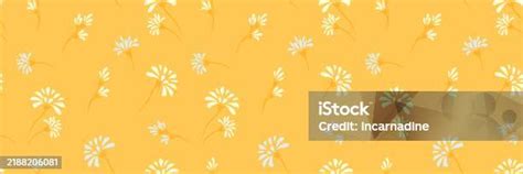 노란색 여름 미니멀리스트 패턴 와 추상적인 독특한 작은 꽃 와 작은 새싹 벡터 손 그리기 창의적인 작은 꽃무늬 심리스 프린트 디자인 직물 덮개 직물을 위한 간단한 장신구 0