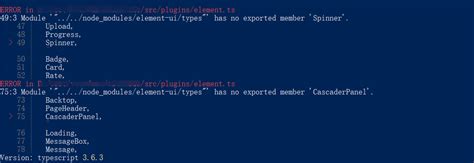 Bug Report Element Ui Element Ui D Ts Has Bugs Issue Elemefe Element Github