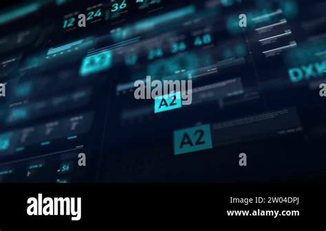 Futuristic User Interface Hud Gui Digital Text Number Element For Cyber
