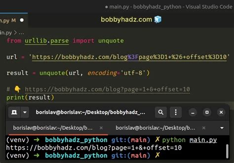 How To Decode Url And Form Parameters In Python Bobbyhadz