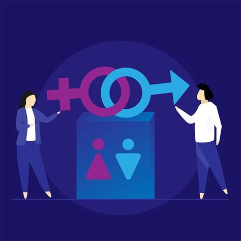 Concept Dégalité Des Sexes Concept De Sexualité Avec Les Droits Des