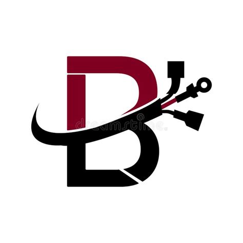 B Logo Design Plug B Logo Design Electric Cable B Logo Design Plug