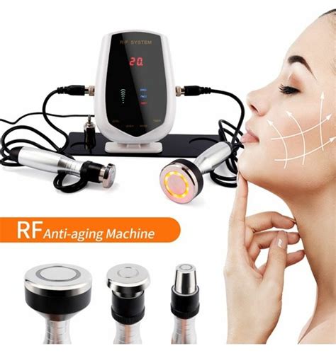 무선 주파수 피부 관리 도구 Rf 얼굴 미용 기계 피부 회춘 리프팅 주름 제거 안티에이징 바디 마사지 티몬