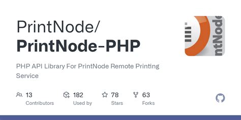 Github Printnode Printnode Php Php Api Library For Printnode Remote Printing Service