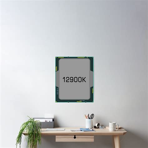 Póster «12900k Cpu Socket 1700 Lga Procesador Chip Hardware Para Computadora Pc Placa Base