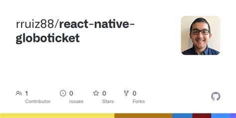 GitHub Rruiz React Native Globoticket