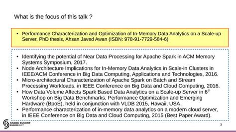 Performance Characterization And Optimization Of In Memory Data Analytics On A Scale Up Server Ppt