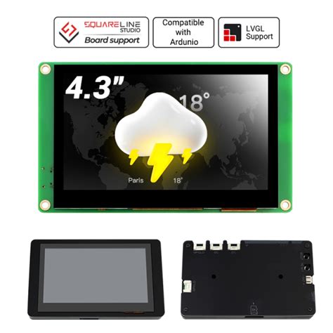 CrowPanel Pico Display 4 3 Inch 320 240 HMI Module TFT LCD Touchscreen With RP2040 Support C C