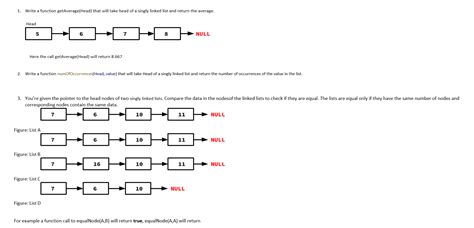 Solved 1 Write A Function Getaveragehead That Will Take