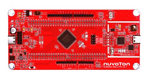 nuvoton numicro m2l31 arm cortex m23 mcu embeds up to 512kb high