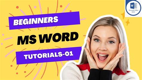 Microsoft Word For Beginners Tutorials Intro Youtube