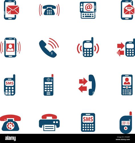 Phone Web Icons For User Interface Design Stock Vector Image Art Alamy