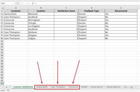 How To Split Excel Sheet Into Multiple Worksheets Excel Insider