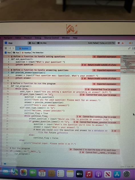 I Let Chatgpt Build This Code For Me I Am Running Into Trouble When I