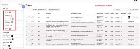 no ticket counts when login as another administrative account · issue 285 · uvdesk core