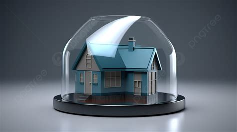 차폐된 집 3d 렌더링의 보호 개념 가정 안전 부동산 개발 가정 보호 배경 일러스트 및 사진 무료 다운로드 Pngtree