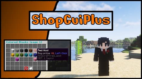 Minecraft Shopguiplus Plugin Tutorial Youtube