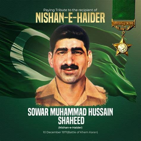Armed Forces Pay Tribute To Sowar Muhammad Hussain Shaheed On His 54th