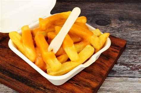 Chips And Curry Sauce Stock Image Image Of Chippy Sauce 340625977