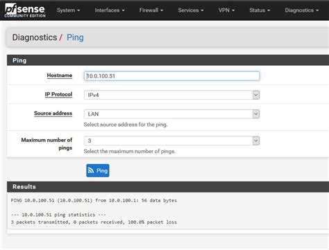 I Can Ping PFSense But PFSense Can T Ping Back Netgate Forum