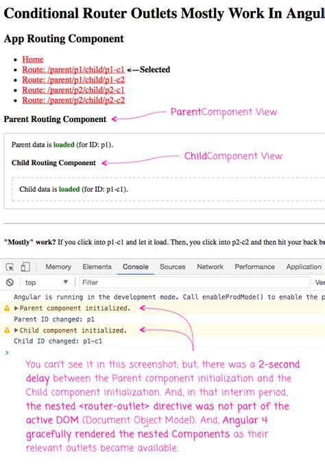 Conditional Router Outlets Mostly Work In Angular 440 Rc0