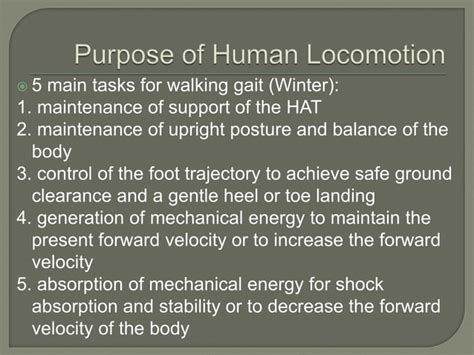Gait Introduction Analysis Re Education Principles PPT