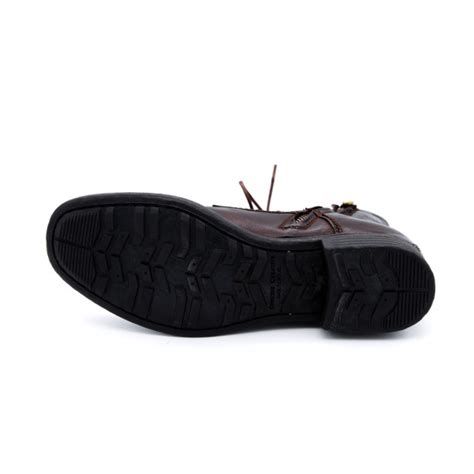 Boots Officine Creative Calixte 002 Cuir Marron Chaussures Barthes