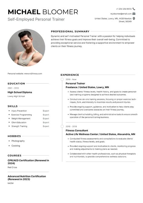 Personal Trainer Resume Examples That Work In 2024