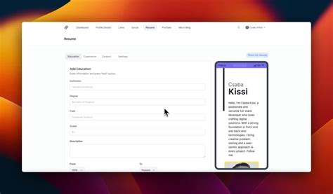 Csaba Kissi On Linkedin 🚀 Introducing The Brand New Resume Feature On 🎉 Craft A