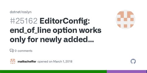 Editorconfig Endofline Option Works Only For Newly Added Lines