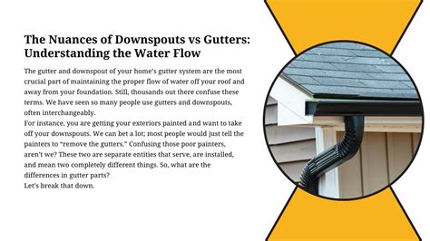Ppt Downspout Vs Gutter Essential Differences Explained Powerpoint Presentation Id 14219330