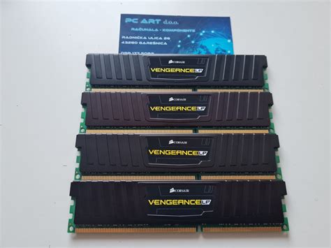 Corsair Vengeance Lp 32gb 4x8gb Ddr3 Pc3 14900 1866 Mhz Račun R1