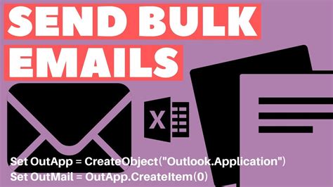 Excel Vba Macro Send Multiple Emails Based On Cell Values Step By