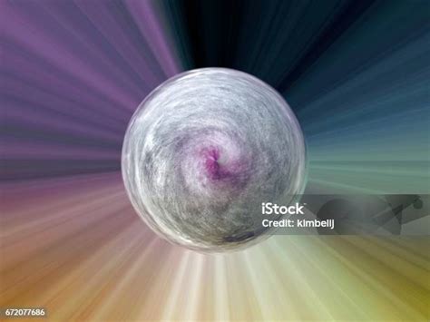 3d 렌더링입니다 여러 가지 빛깔된의 광선으로 공간에 공의 추상 이미지 0명에 대한 스톡 사진 및 기타 이미지 0명 곡선 나선 모양 Istock