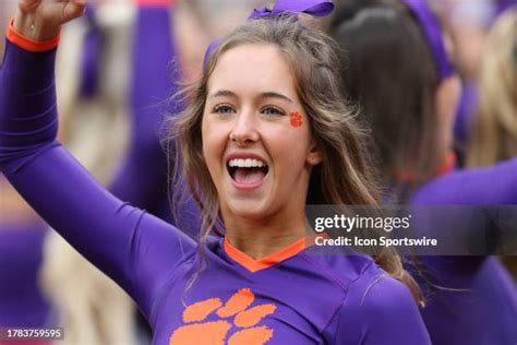 416 Clemson Cheerleader Photos And High Res Pictures Getty Images