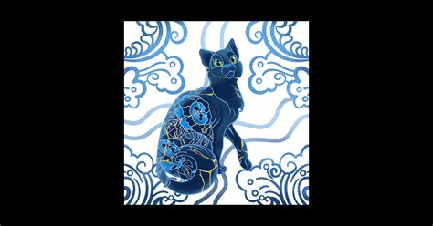 Kintsugi Kitty Cats Sticker Teepublic