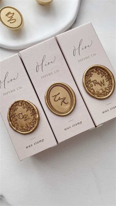 Personalized Monogram Initials Wax Stamps For Weddings ⛪️ ️