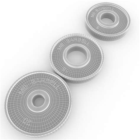 웨이트 플레이트 컬렉션 3d 모델 5 Unknown Max 3ds Dwg Free3d