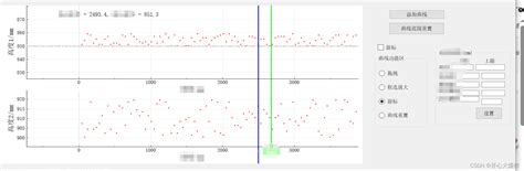Qcustomplot 多个坐标系 游标 曲线重置 查找数据 显示文字qcustomplot中绘制一个竖线贯穿多个坐标系 Csdn博客