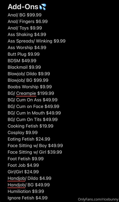 If You Fellow Ricebunny Fans Wanna Pool For Any Of These Or Just B G Or