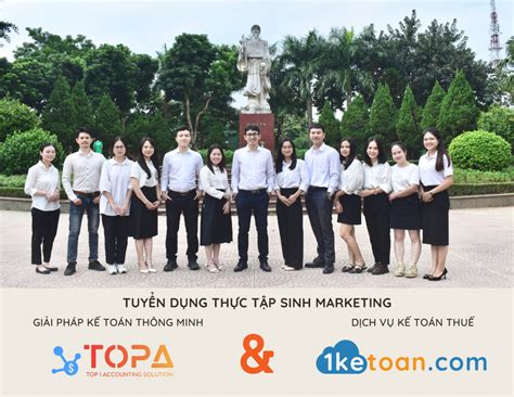 Tuyển dụng Thực tập sinh Marketing Topa vn