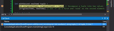 F Function Parameter Is Shown As Null By The Ide But It Has A Value