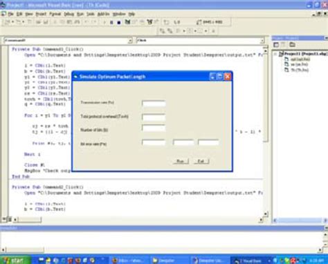 Input Form For Simulation Interface Download Scientific Diagram