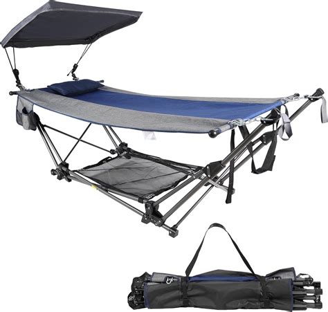Redswing Portable Folding Hammock With Removable Canopy Freestanding