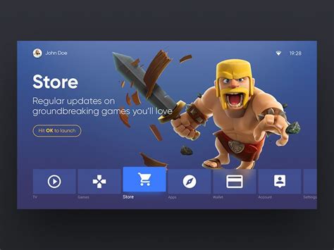 Game Console Uiux Store Game Ui Design Ui Ux Game Design