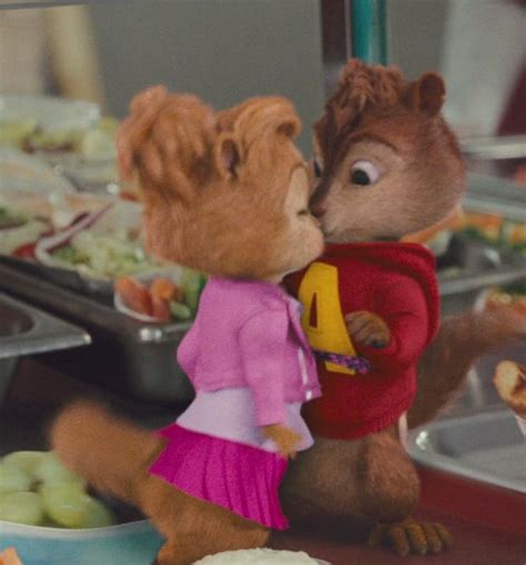 Alvin And The Chipmunks Alvin And Brittany Kiss